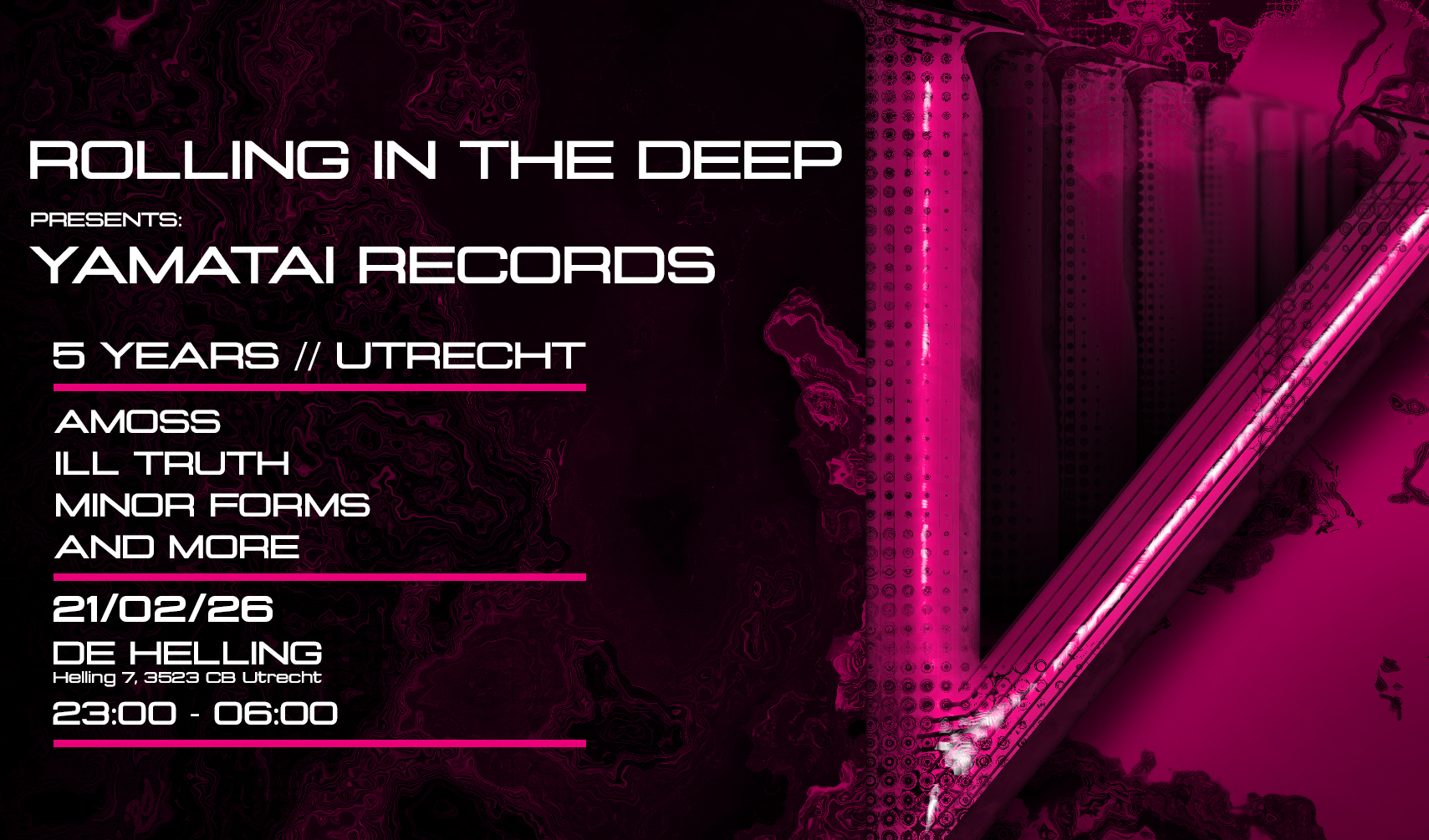 Rolling In The Deep x Yamatai Records – De Helling